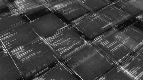 Tabela De Computador Com Texto Do Programa Tabela 3d De Animação No Banco De Dados Do