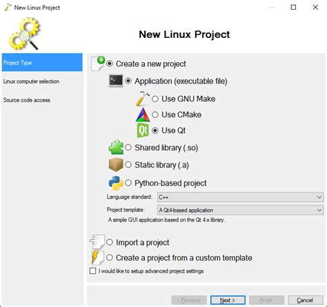 Creating Project Templates For Linux Projects VisualGDB Tutorials