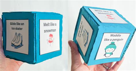 Activate Winter Fun With A Printable Movement Cube Download