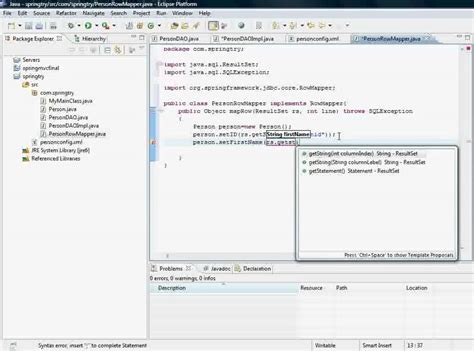 Java Spring Dao Implementation Using Jdbctemplate Part 3 Youtube