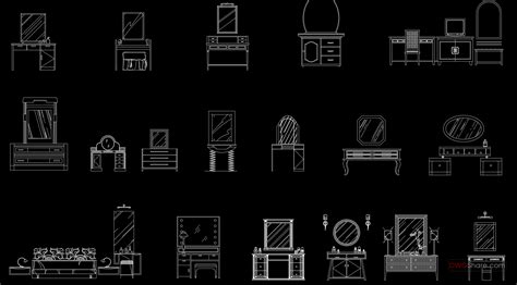 109 Dressing Tables Cad Blocks Free Download Cad Blocks Free Cad