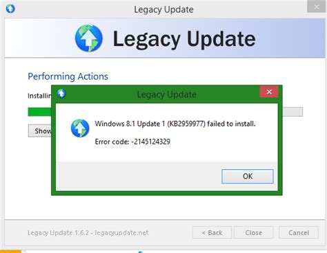 Error When Trying To Use On Windows 8 1 Pro · Issue 135 · Legacyupdate Legacyupdate · Github