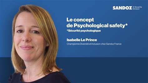 Sandoz France Sur Linkedin Le Concept De Psychological Safety Et Sandoz