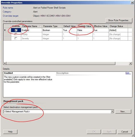 scapaot default management pack not default in scom 2012 beta