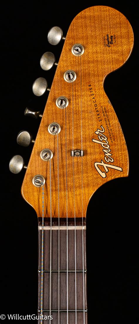 Fender Custom Shop Ltd Roasted Bighead Strat Relic Aged Vintage White