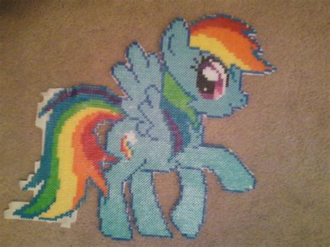 Rainbow Dash Template Provided In Comments R Beadsprites