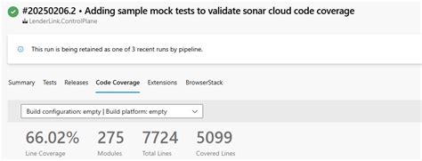 We Have Coverage In Our Azure Pipeline But In Sonar Cloud We Are Getting Zero Coverage