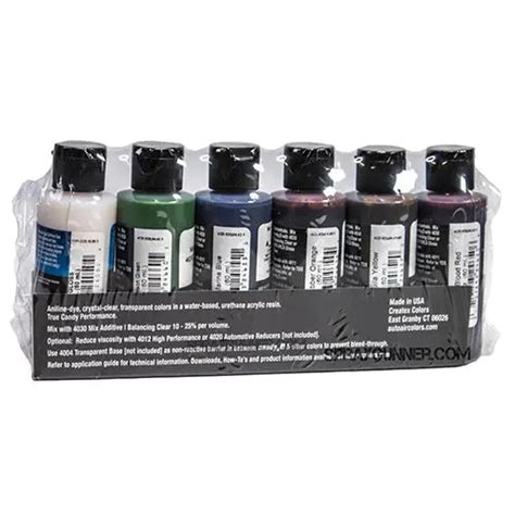 Createx Colors Candy2o Primary Set 4680 00 Spraygunner