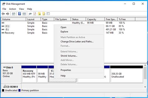 reallocate space from one partition to another on windows server and pc