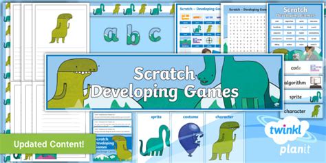 Computing Scratch Developing Games Year 5 Unit Additional Resource Pack
