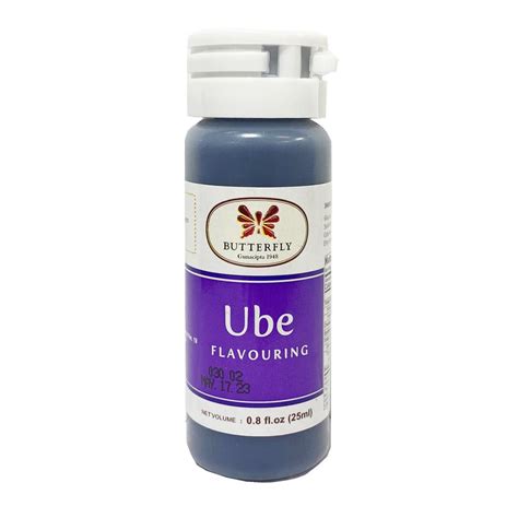Butterfly Ube Extract 0 8oz Flavoring For Filipino Desserts And Baking