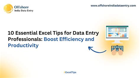 Essential Excel Tips And Tricks For Data Entry Professionals