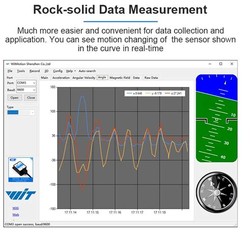 Witmotion Wt61 Ahrs Mpu6050 6 Axis Module Digital Inclinometer 3 Axis Accelerometergyroscope