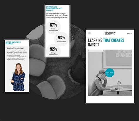 Implement Learning Institute — Redesign Corporate Site On Behance