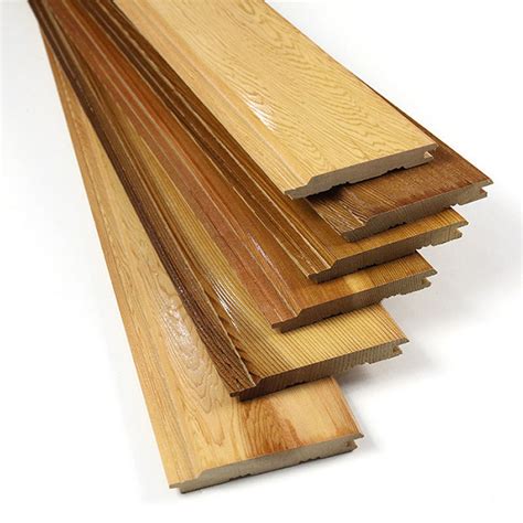 Easy Installation Uv Resistant Outdoor Waterproof Cladding Wooden Red Cedar Interior Wall