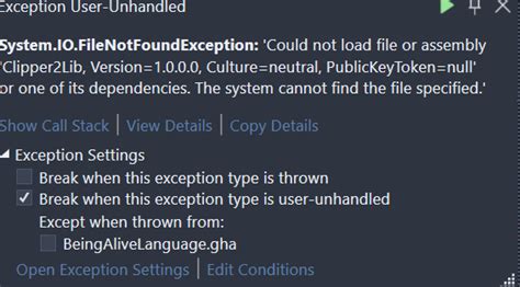 Nuget Installed Package Error · Issue 225 · Angusjohnsonclipper2 · Github