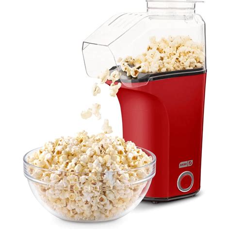 Dash Hot Air Popcorn Popper Maker With Measuring Cup To Portion Popping