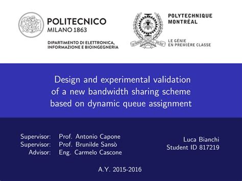 design and experimental validation of a new bandwidth sharing scheme