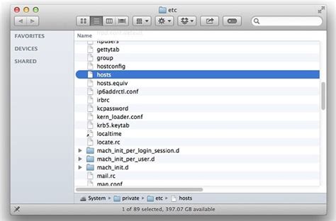 How To Edit Hosts File On Mac Os X With Textedit