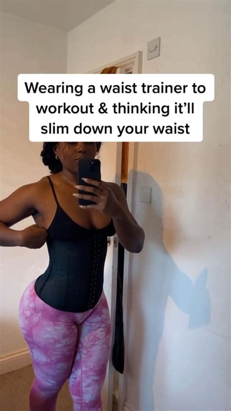 Should You Workout In A Waist Trainer To Get A Slimmer Waist No Its Too Restrictive Slim
