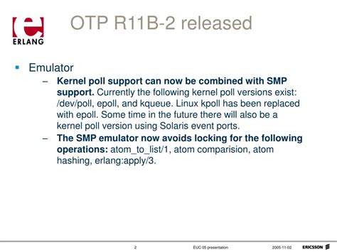 Ppt Erlang Otp Development At Ericsson Powerpoint Presentation Free
