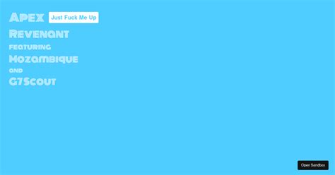 Apex Random Generator Codesandbox