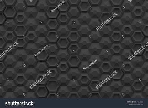 Parametric Digital Texture Based On Hexagonal Stock Illustration 1311663005 Shutterstock