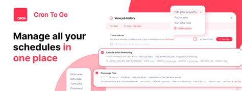 Cron To Go Scheduler Scheduler As A Service Add Ons Heroku Elements