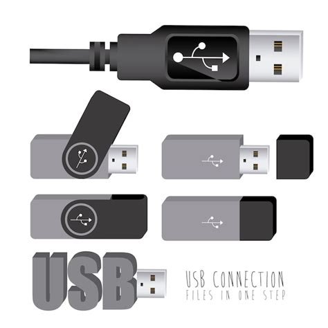 Premium Vector Usb Connection