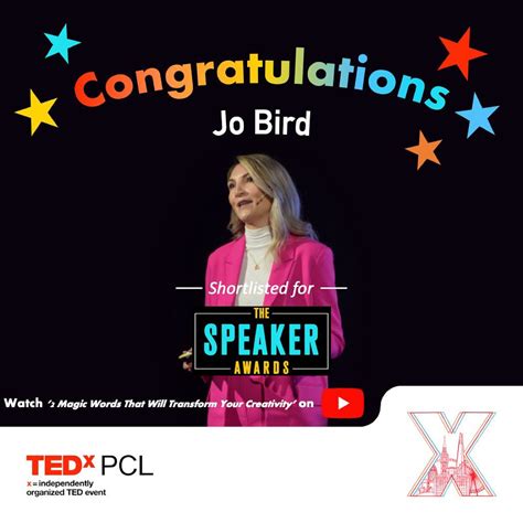 Tedxpcl On Linkedin Tedx Tedxtalks Thespeakerawards Creativity