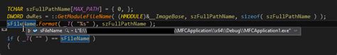 Winapi Getmodulefilename Keep Going