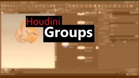 Houdini Groups In 5 Minutes Part 1 Youtube