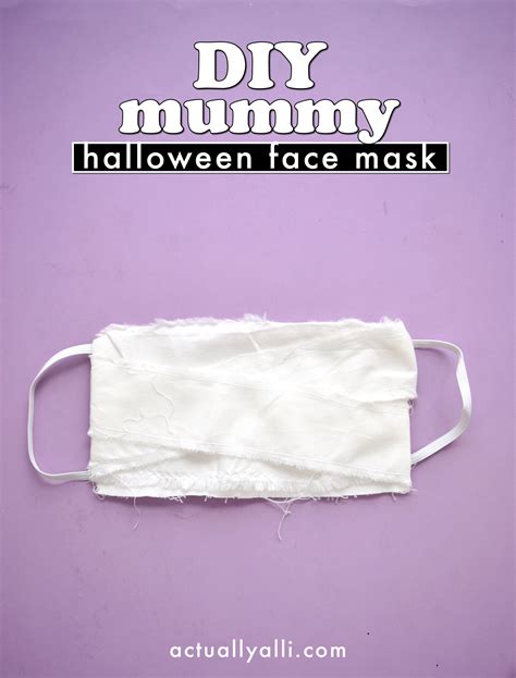 5 Easy Diy Halloween Face Masks — Actually Alli Diy Home Decor