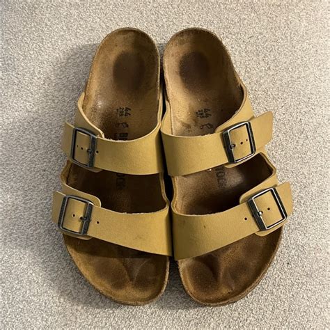 Birkenstock Shoes Birkenstock Mustard Double Strap Sandals Poshmark