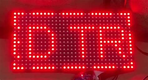 Led Dot Matrix Display 32x16 Rot Arduino Neu Gemäss Beschreibung In