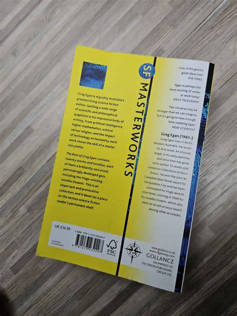 The Best Of Greg Egan Hobbies And Toys Books And Magazines Fiction And Non Fiction On Carousell