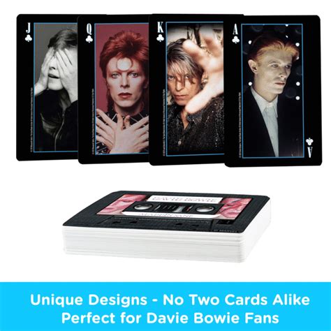 David Bowie Cassette Playing Cards The Music Box Company