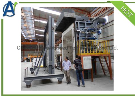 Vertical Fire Resistance Testing Furnace By Iso 834 Fire Resistance