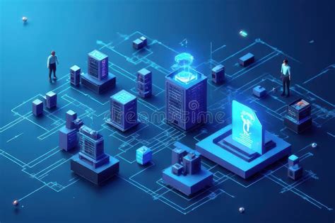 Ssl Certificate Visualization Stock Illustration Illustration Of