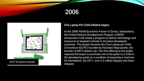 Computer Timeline Year When It Was Introducepptx