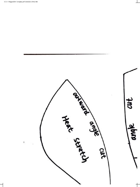 Ripped Arm Template Pdf