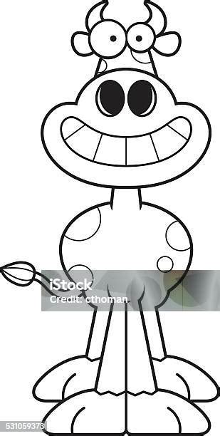 Sapi Kartun Bahagia Ilustrasi Stok Unduh Gambar Sekarang Banteng Jantan Clip Art Grafis