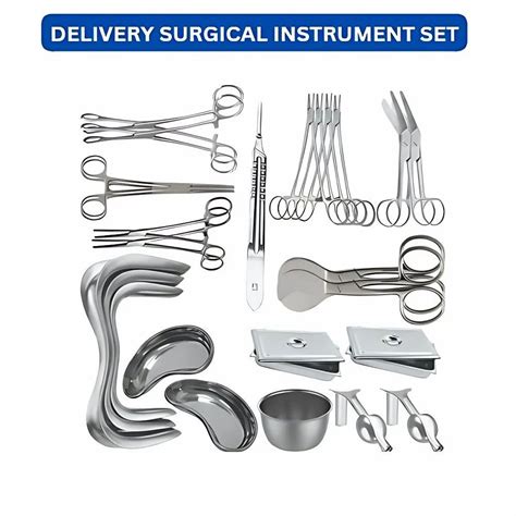 Cutting Instruments Stainless Steel Delivery Surgical Instrument Set At