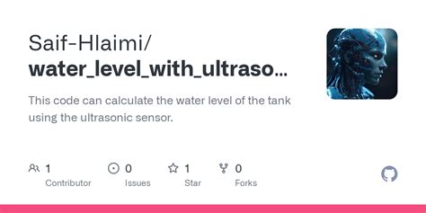 GitHub Saif Hlaimi Water Level With Ultrasonic This Code Can