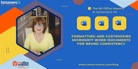 formatting and customising microsoft word documents for brand consistency