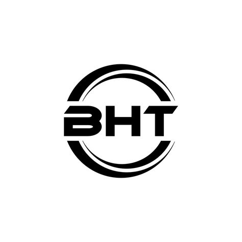 Bht Letter Logo Design In Illustration Vector Logo Calligraphy