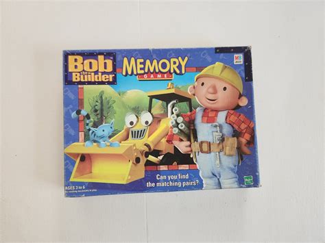 Vintage Bob The Builder Memory Game Retro S Nickelodeon Nick Jr Cartoon Y K TV Show