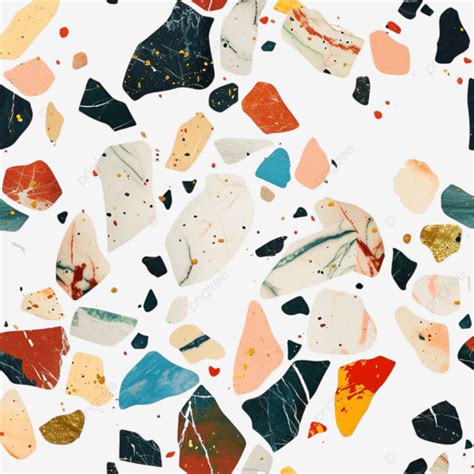 테라조 원활한 패턴 디자인 대리석 현대 콜라주 테라조 배경 대리석 Png 일러스트 및 이미지 에 대한 무료 다운로드 Pngtree
