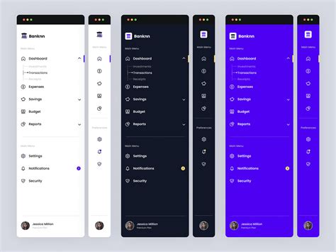 Dashboard Sidebar UI On Behance