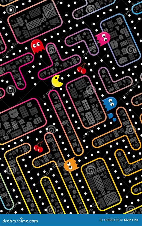 Pacman Editorial Photography Illustration Of Game Ghosts 16090722